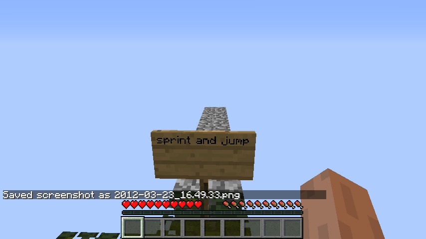 1.2.4 Epic sky jumping map Minecraft Map