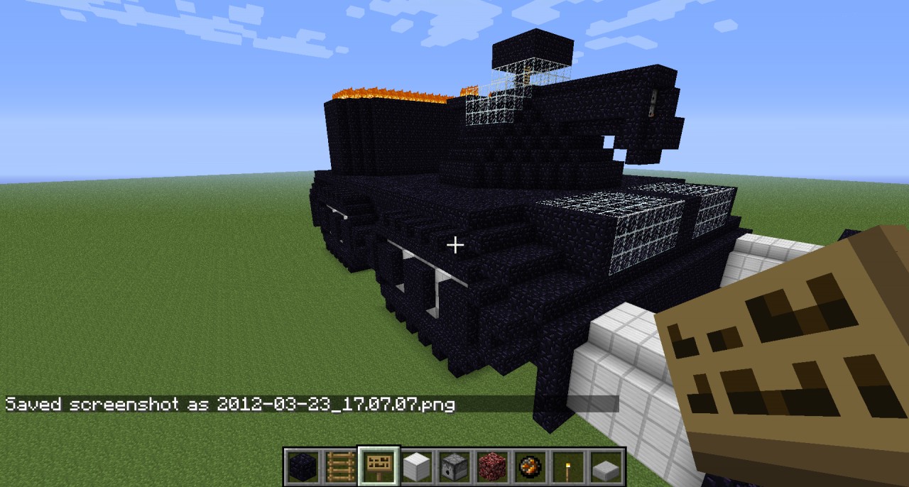 Big Flamethrower Tank Minecraft Map