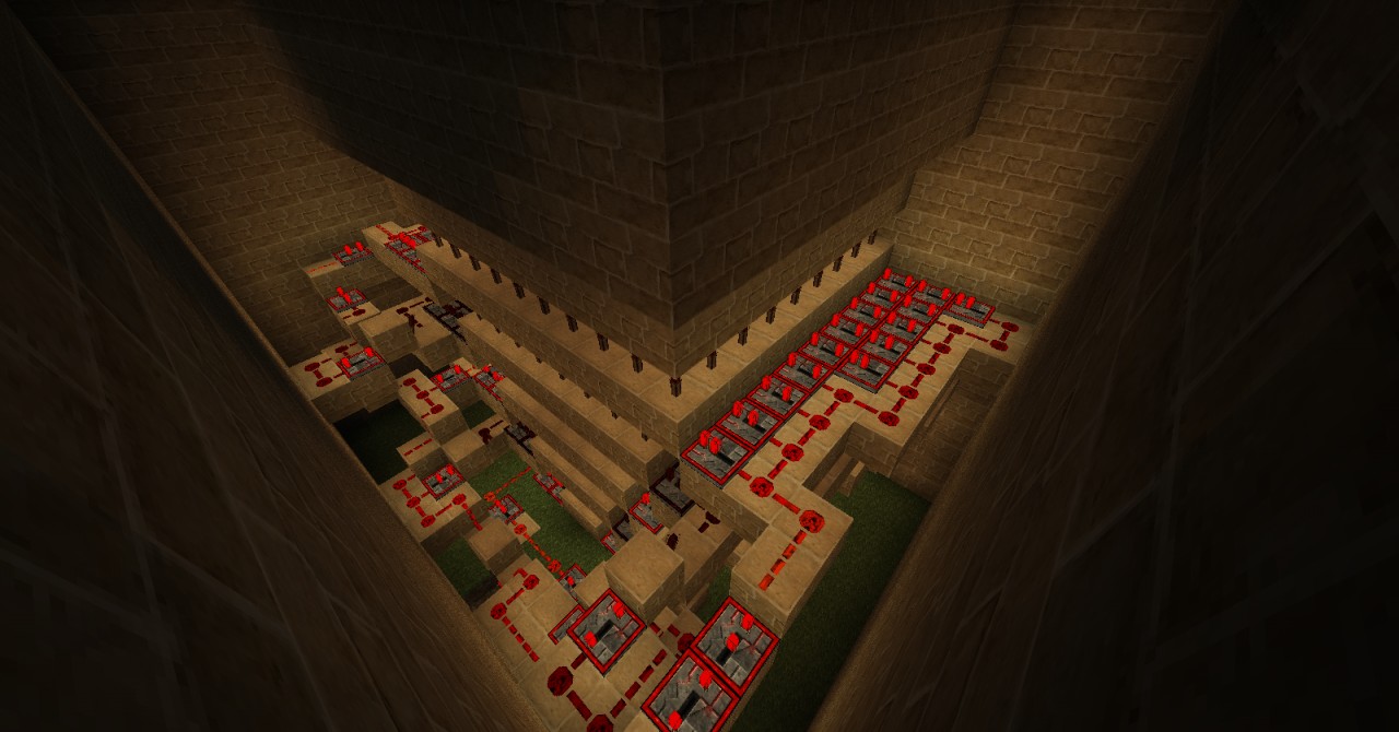 minecraft piston wave using more piston mod Minecraft Map