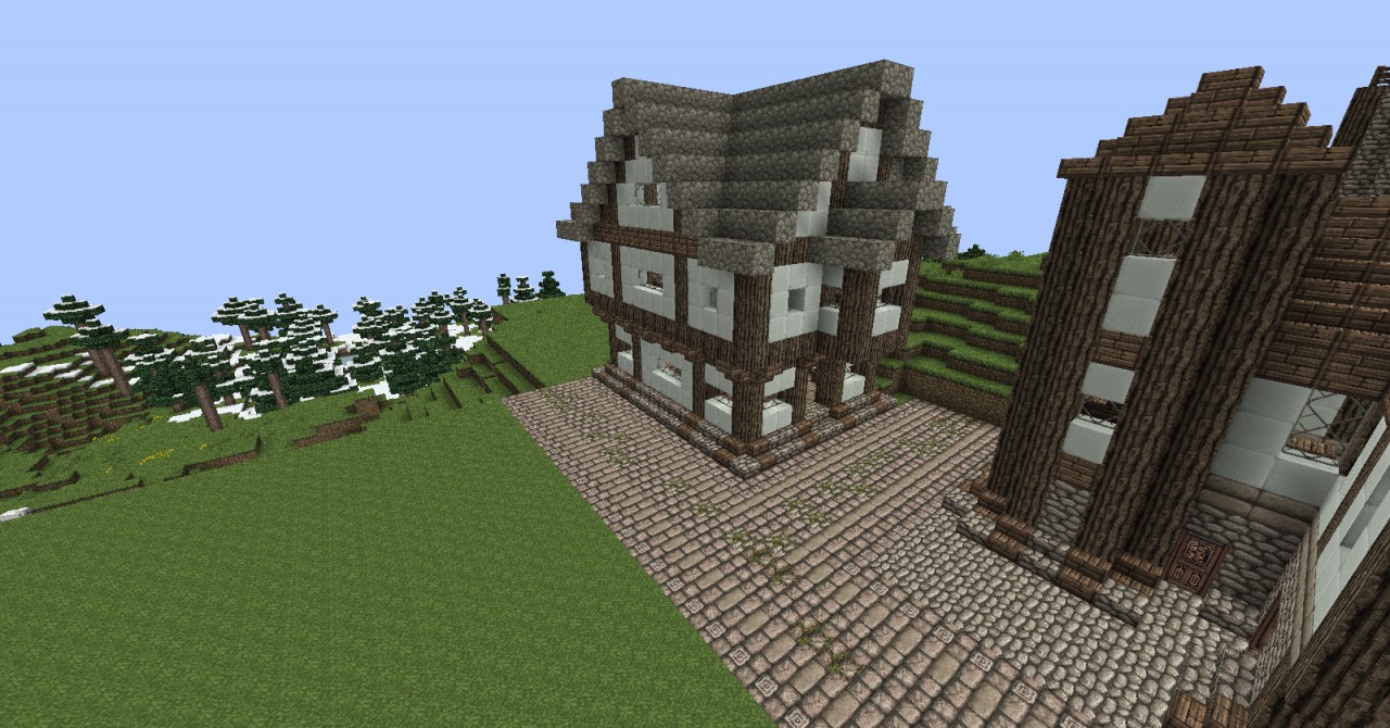 Minecraft large Medieval House Minecraft Map