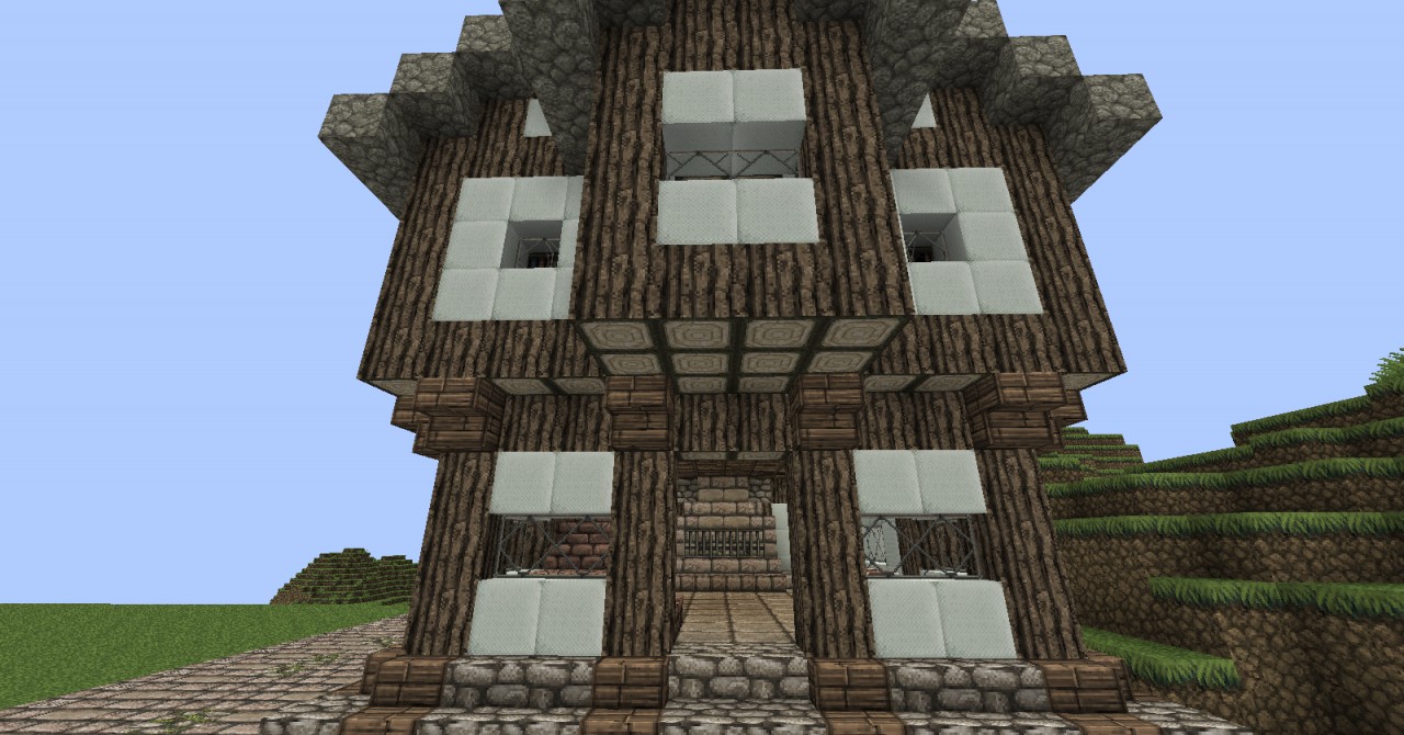 Minecraft large Medieval House Minecraft Map