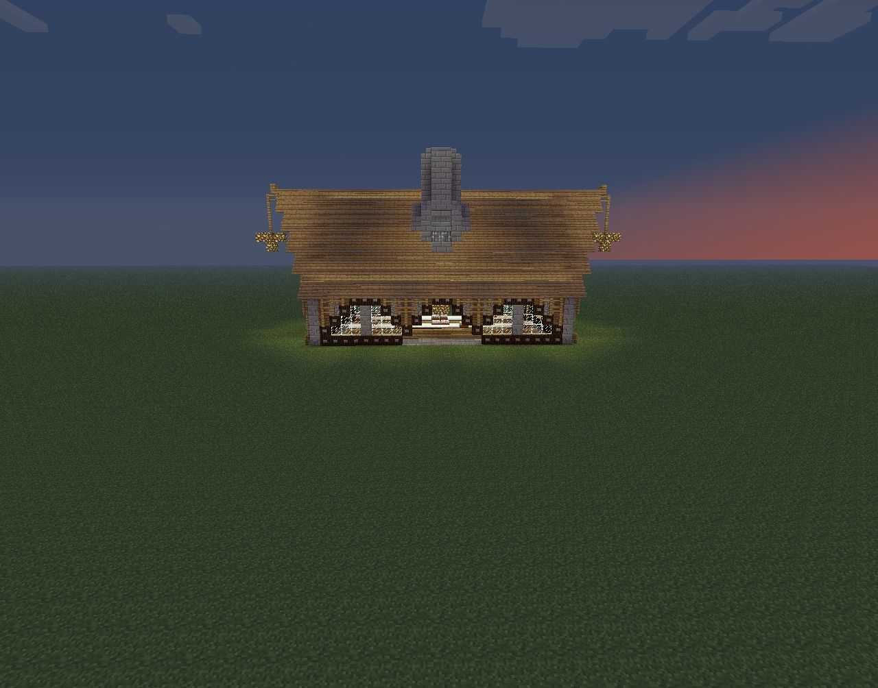 small long house Minecraft Map