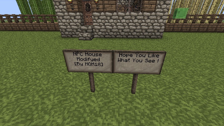 NPC House Modifiyed Minecraft Map