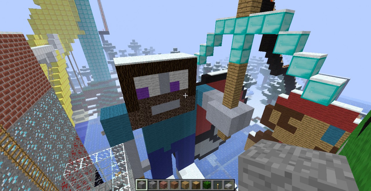 Zombie that didnt shave! Minecraft Map