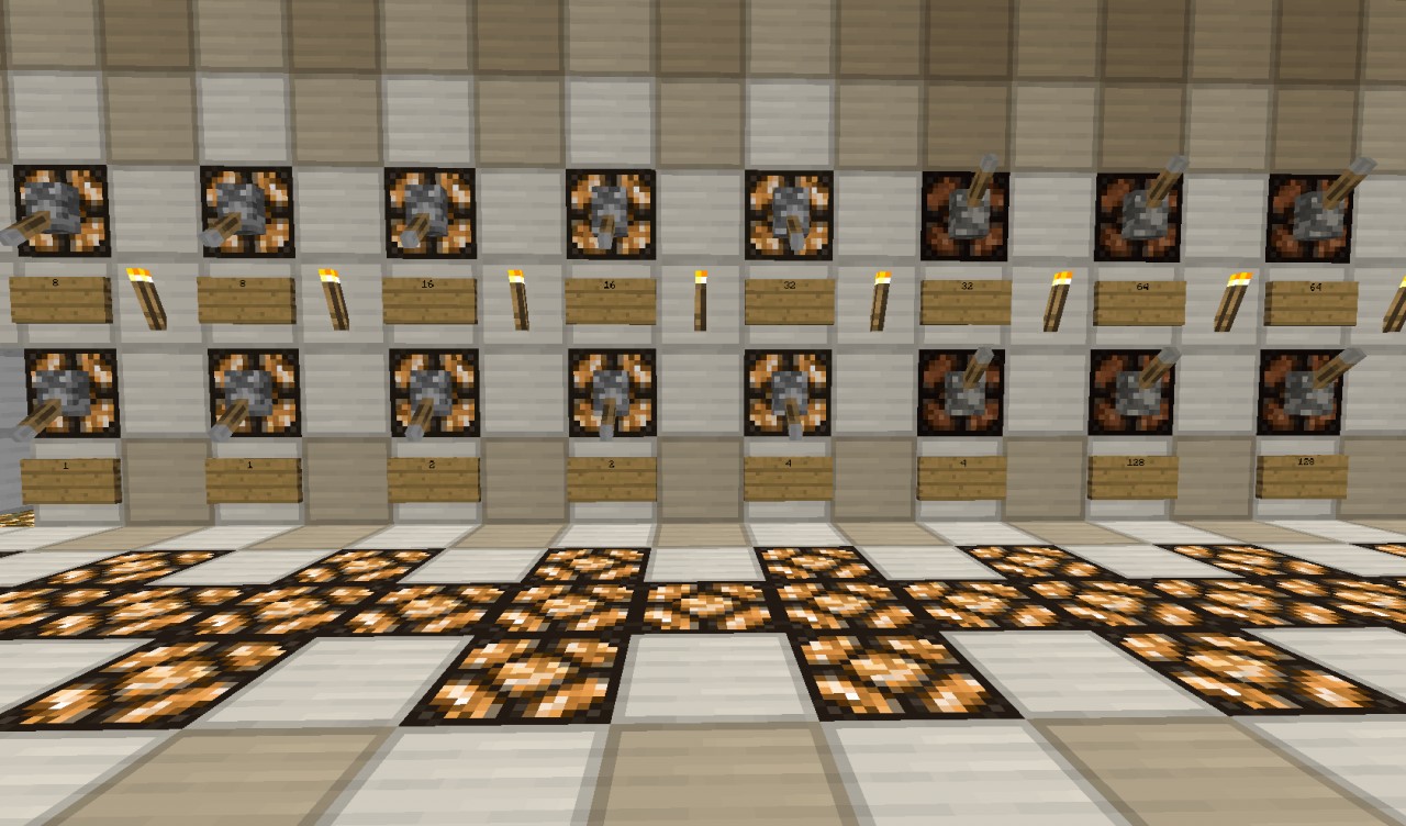 8-BIT DECIMAL CALCULATOR Minecraft Map