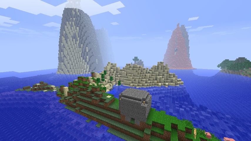 multi island survival Minecraft Map