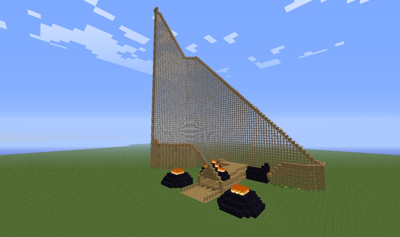 Huge Roller Coaster Minecraft Map