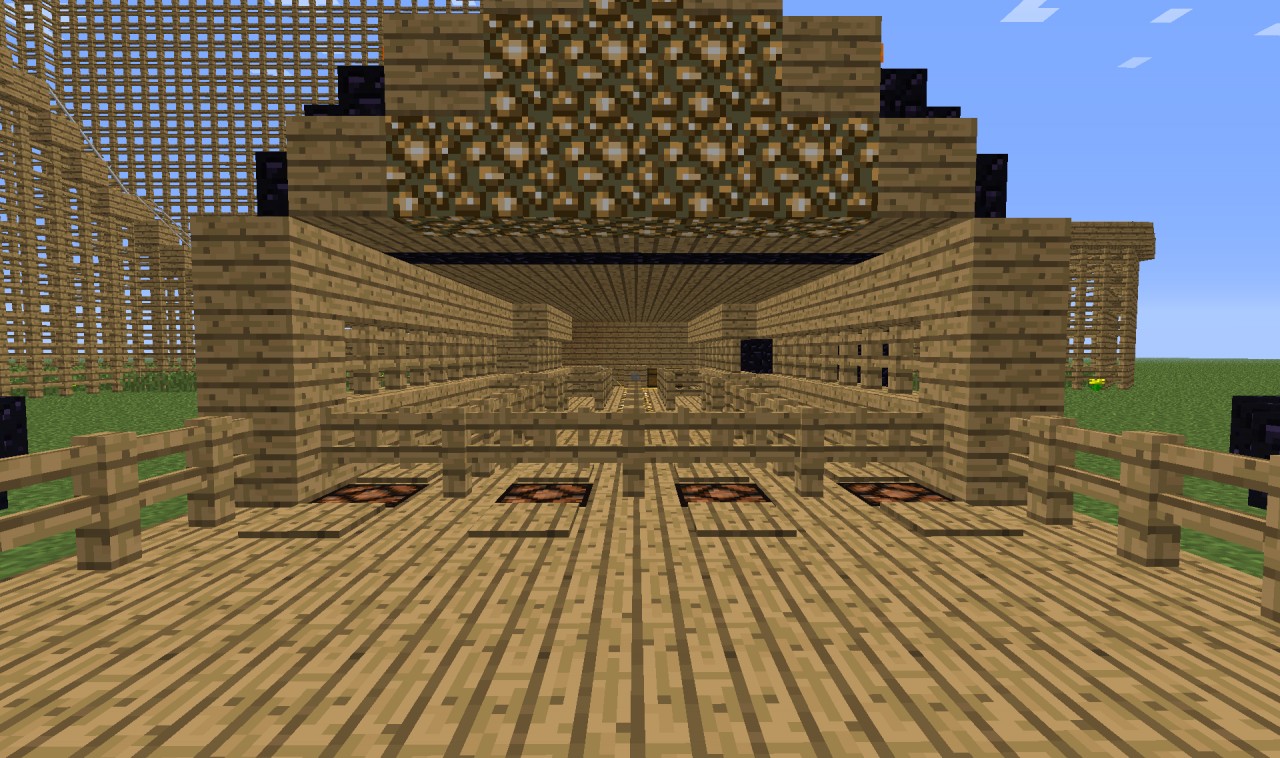 Huge Roller Coaster Minecraft Map