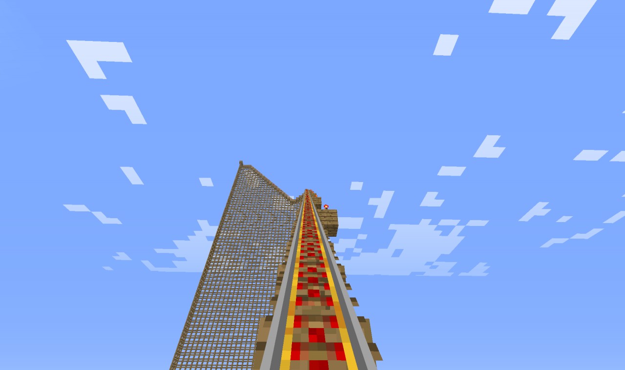 Huge Roller Coaster Minecraft Map