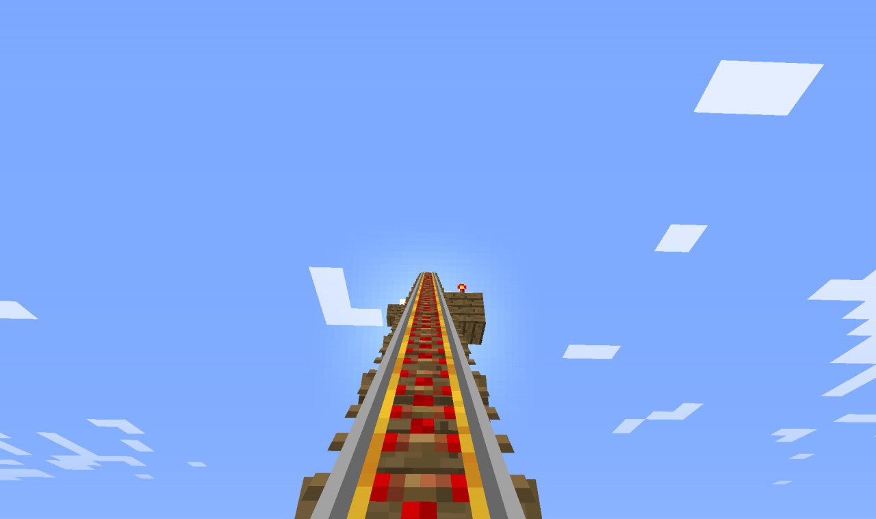 Huge Roller Coaster Minecraft Map