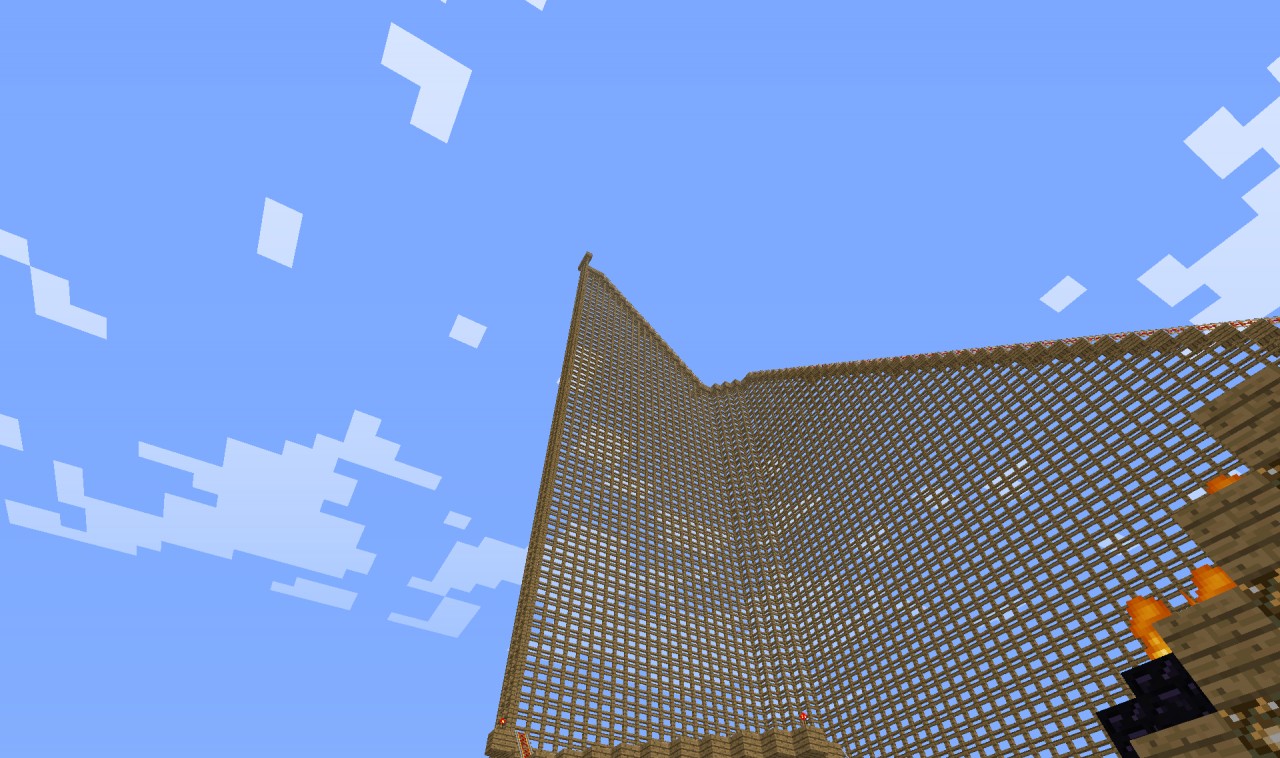 Huge Roller Coaster Minecraft Map