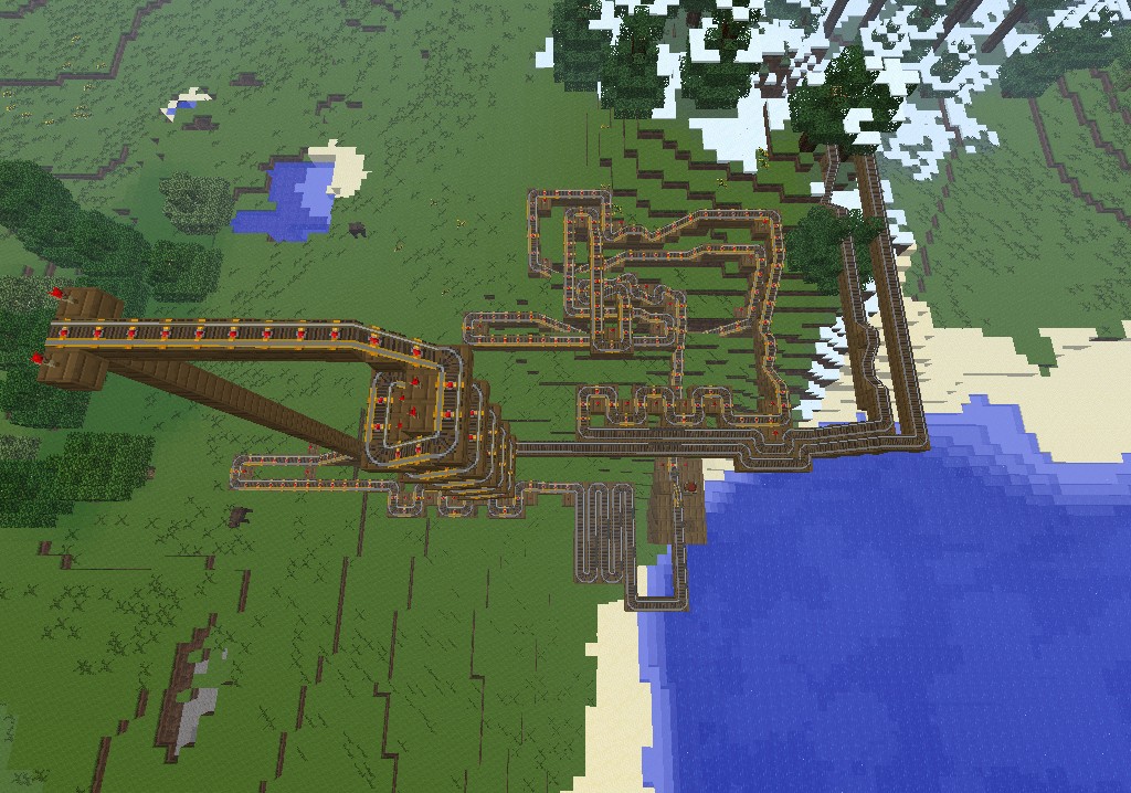 The Spinner (Roller Coaster) Minecraft Map