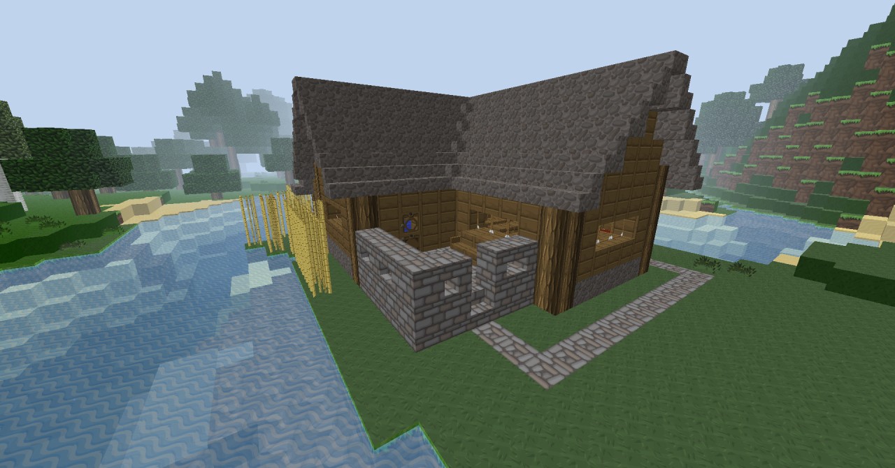 River Home Minecraft Map