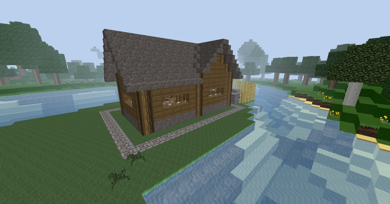 River Home Minecraft Map