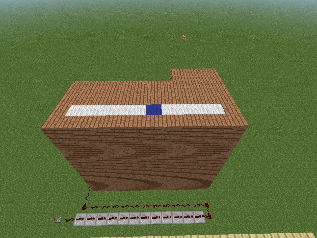 redstone flag Minecraft Map