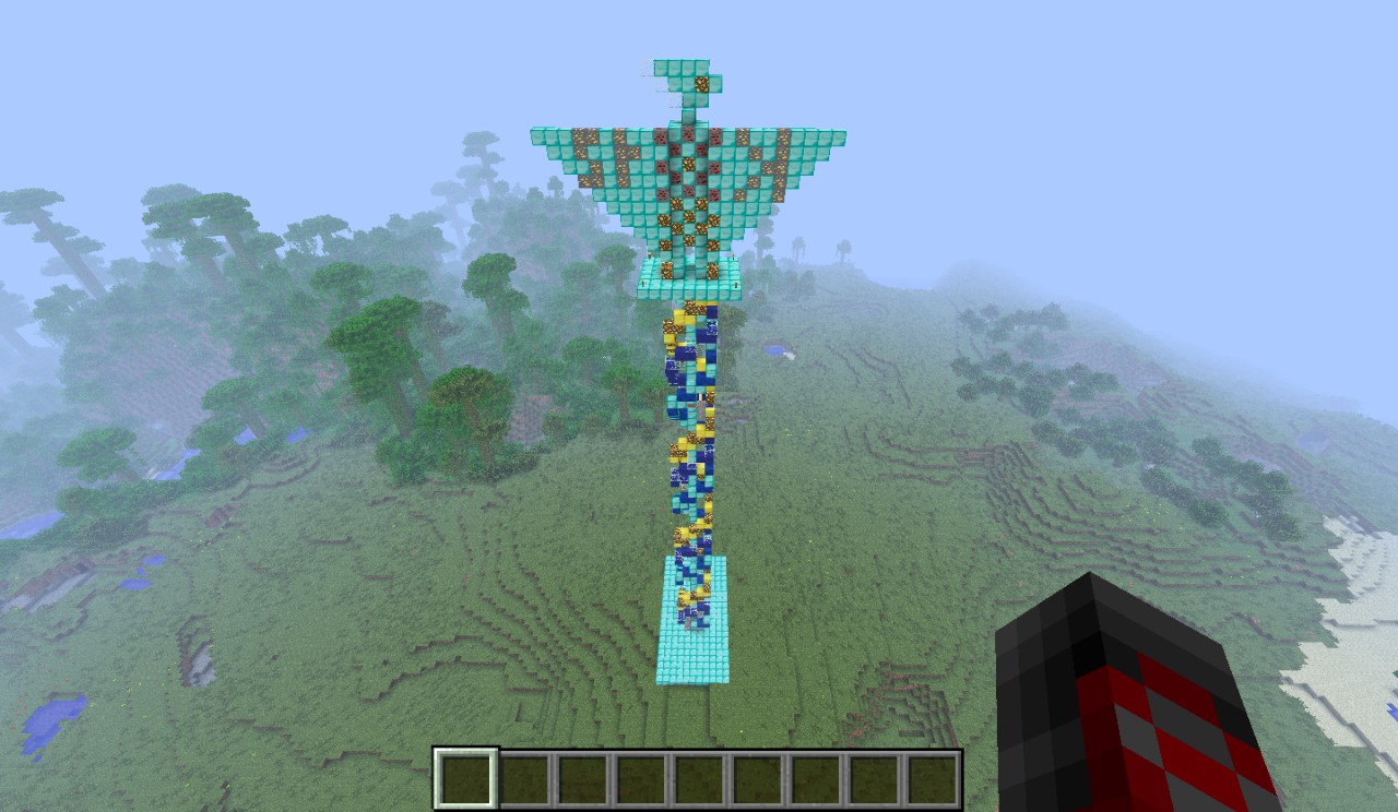 Sacred bird statue Minecraft Map