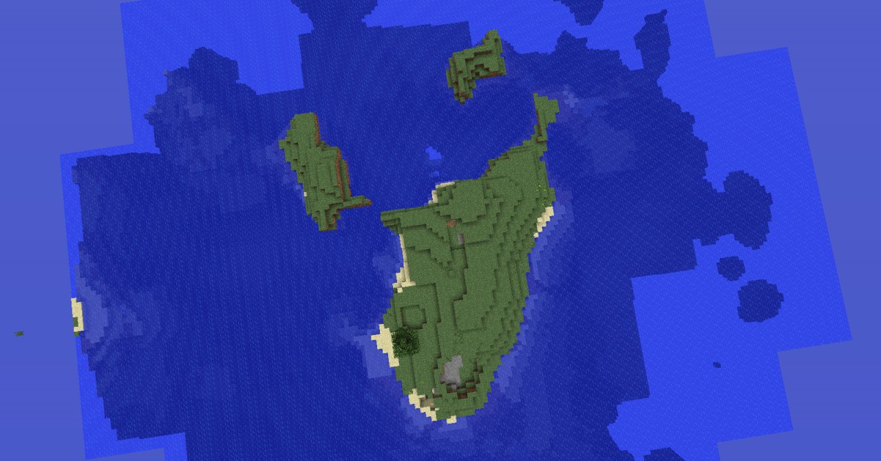 The 3 Islands Minecraft Map