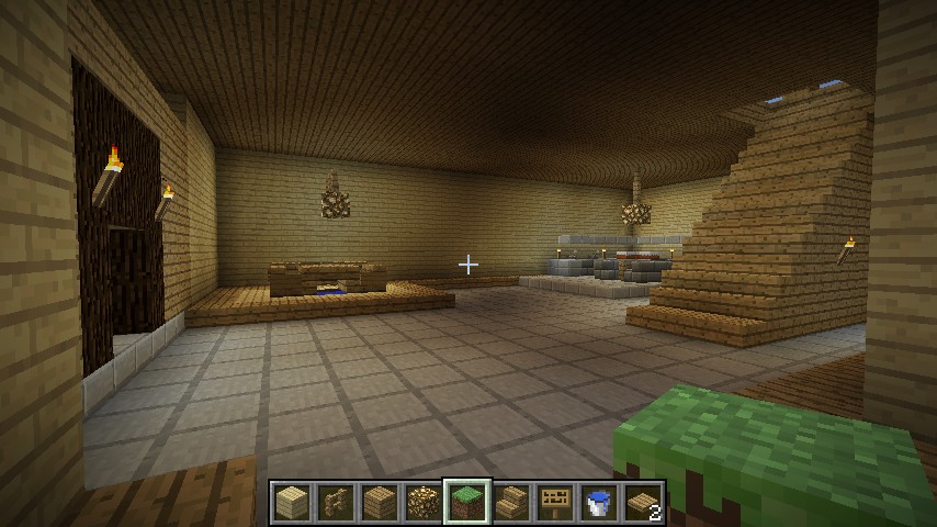 Flying House Minecraft Map