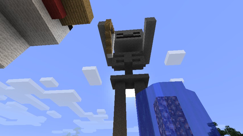 Mobs statue land Minecraft Map