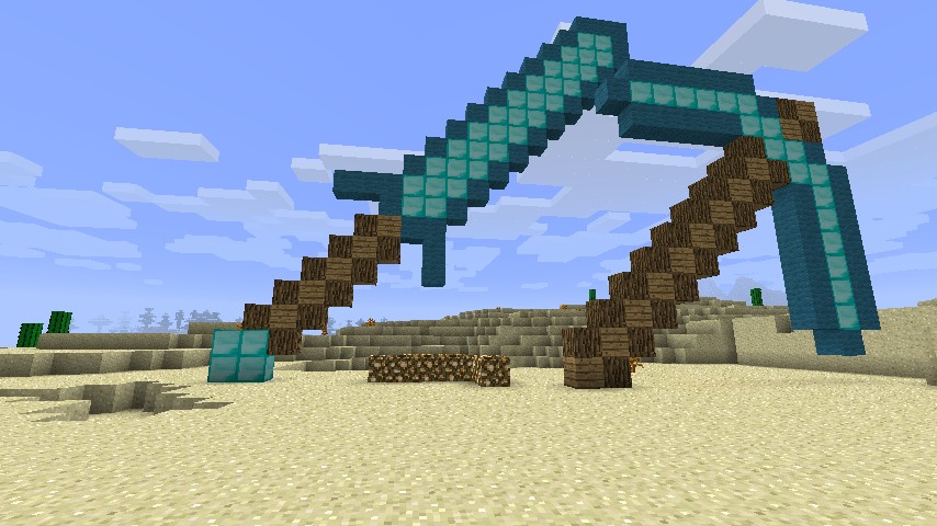 Mobs statue land Minecraft Map