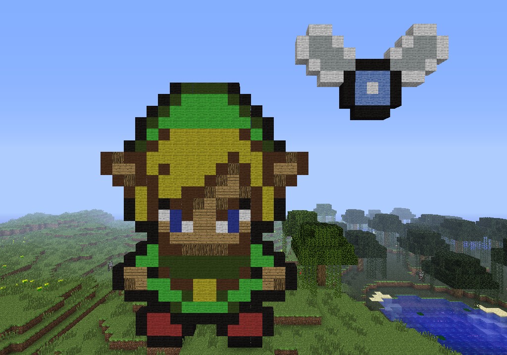 pixel village Minecraft Map