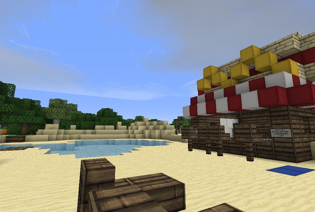 Beach House Party! :D Minecraft Map