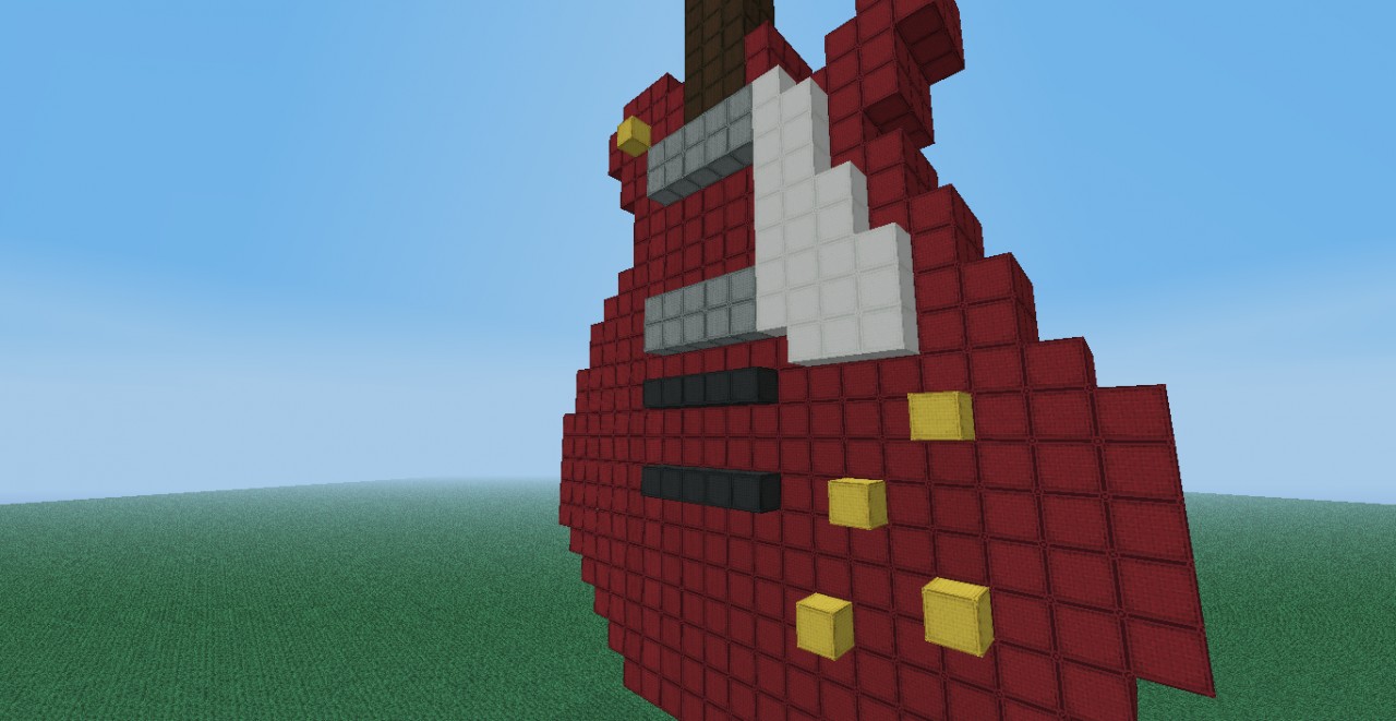 Gibson Les Paul Minecraft Map
