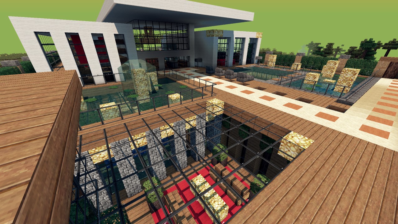 Modern Resort House Minecraft Map