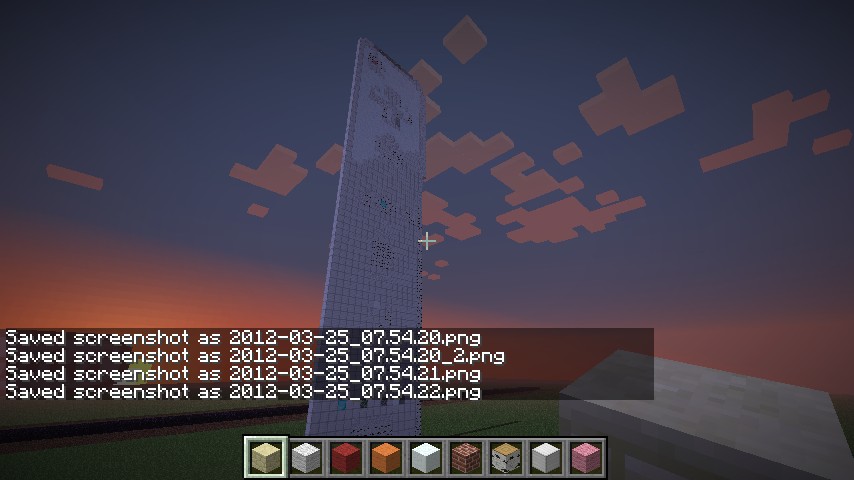 Wii remote Minecraft Map