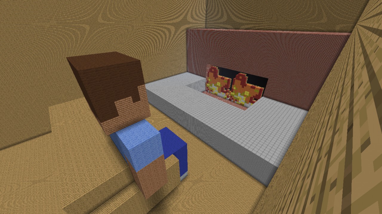 Steves House First Floor Minecraft Map