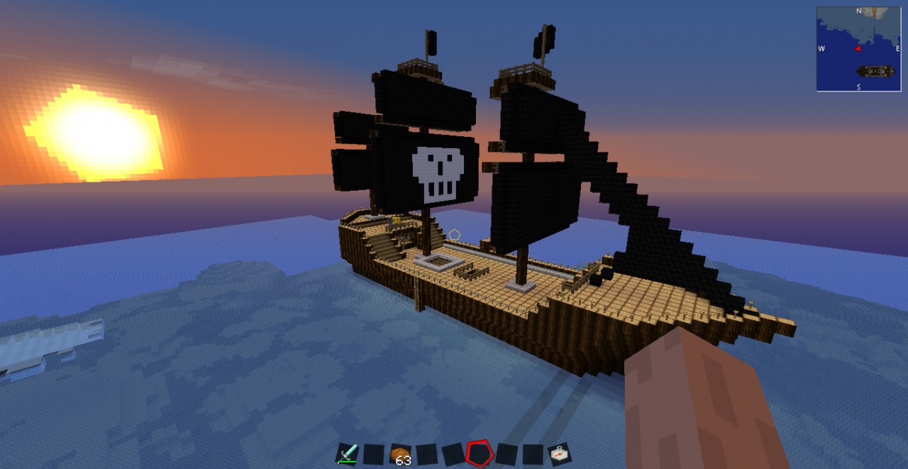 Pirate ship! Minecraft Map
