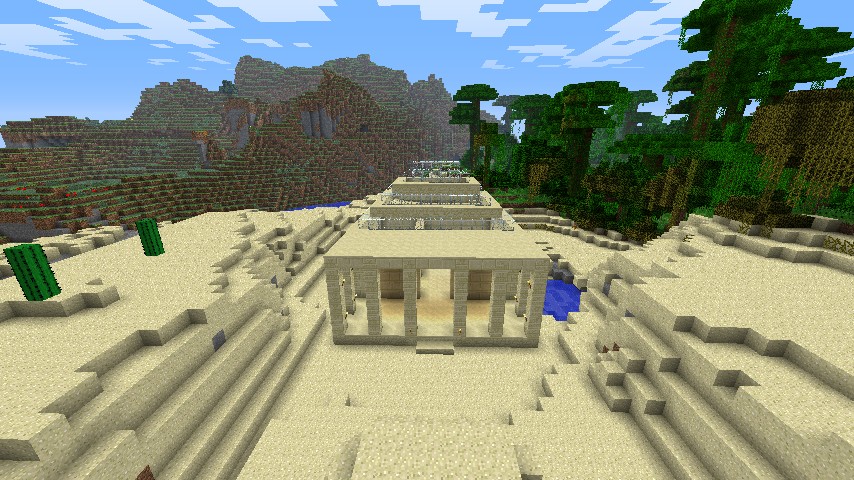 temple Minecraft Map