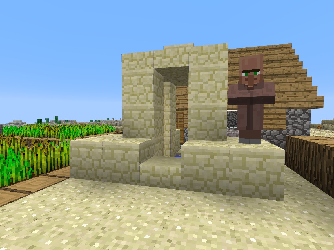 Sand rare fountain,desert,village,jungle seed Minecraft Map