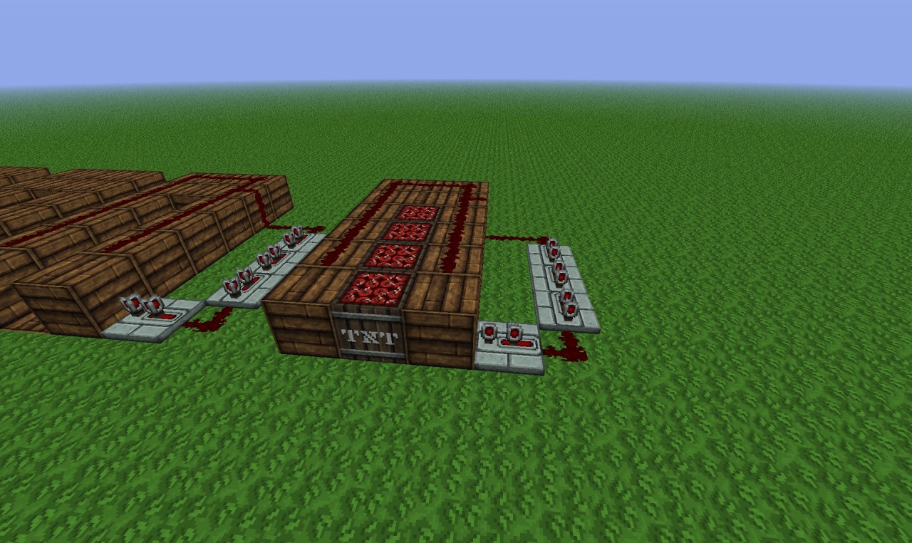 How to make a single shot TNT cannon. Minecraft Map