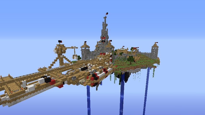 [Accalis fleet] Floating fortress of Accalis (SCHEMATIC !) Minecraft Map