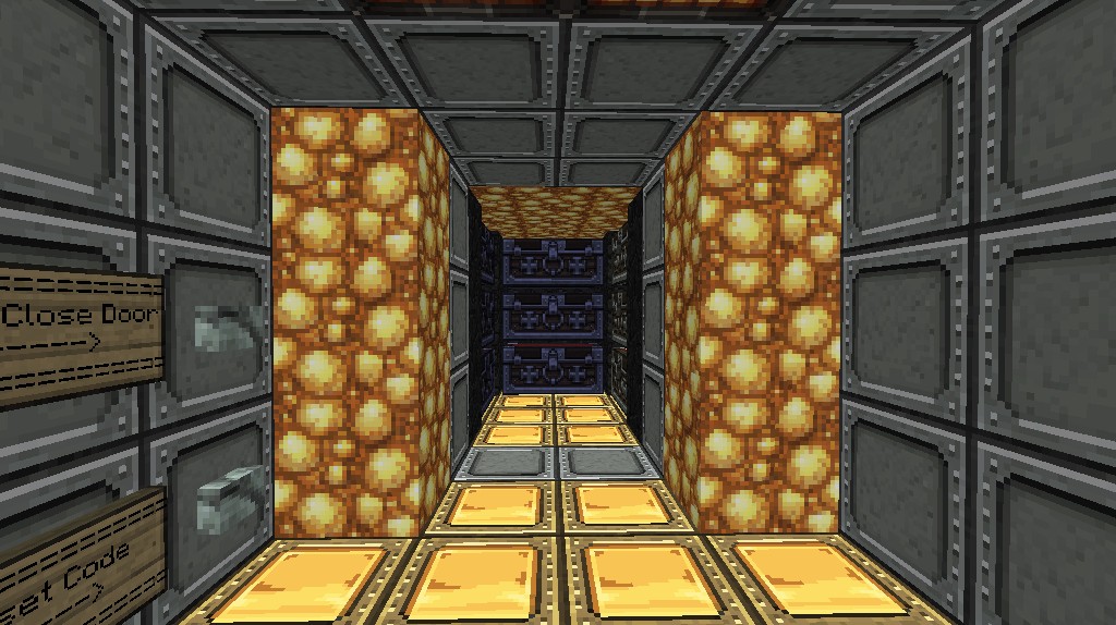 9-Button Combination Lock Minecraft Map