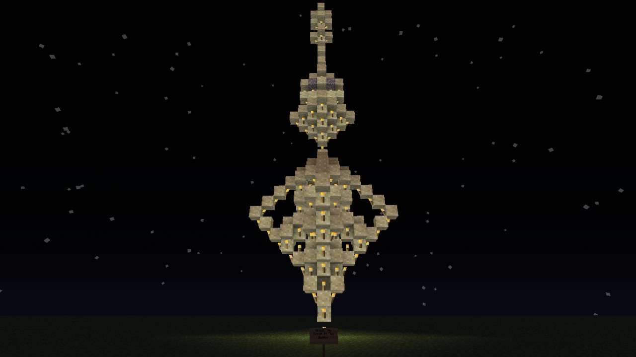Sand Tower Placed On 1 Torch Minecraft Map