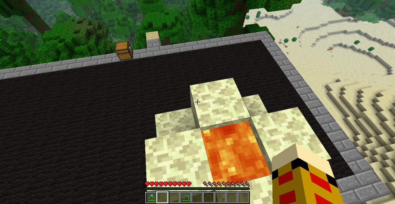 Custom Fire spleef Minecraft Map