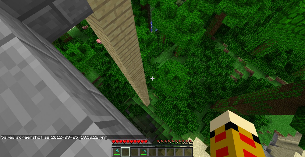 Custom Fire spleef Minecraft Map