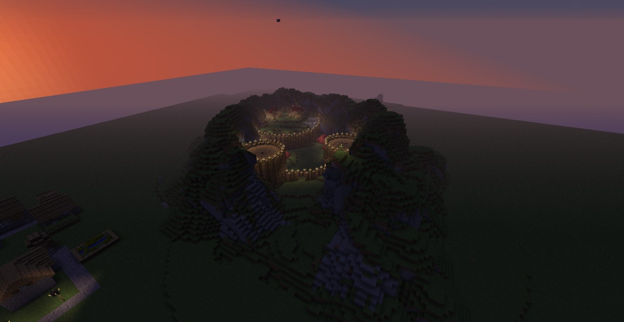Fort in Mountain:D [insperation from Rangers Apprentice] Minecraft Map