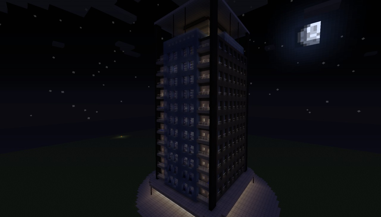 Modern City - Hotel / Office Building #1 Eng / PL Minecraft Map