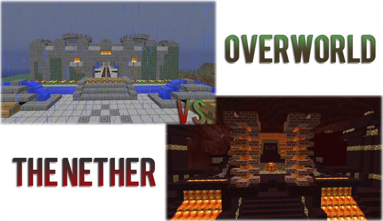 3Worlds: World vs. Nether (vs.End comming soon) Minecraft Server
