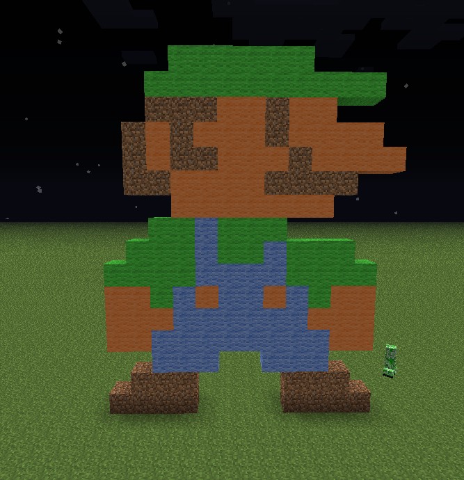 80's Luigi Minecraft Map