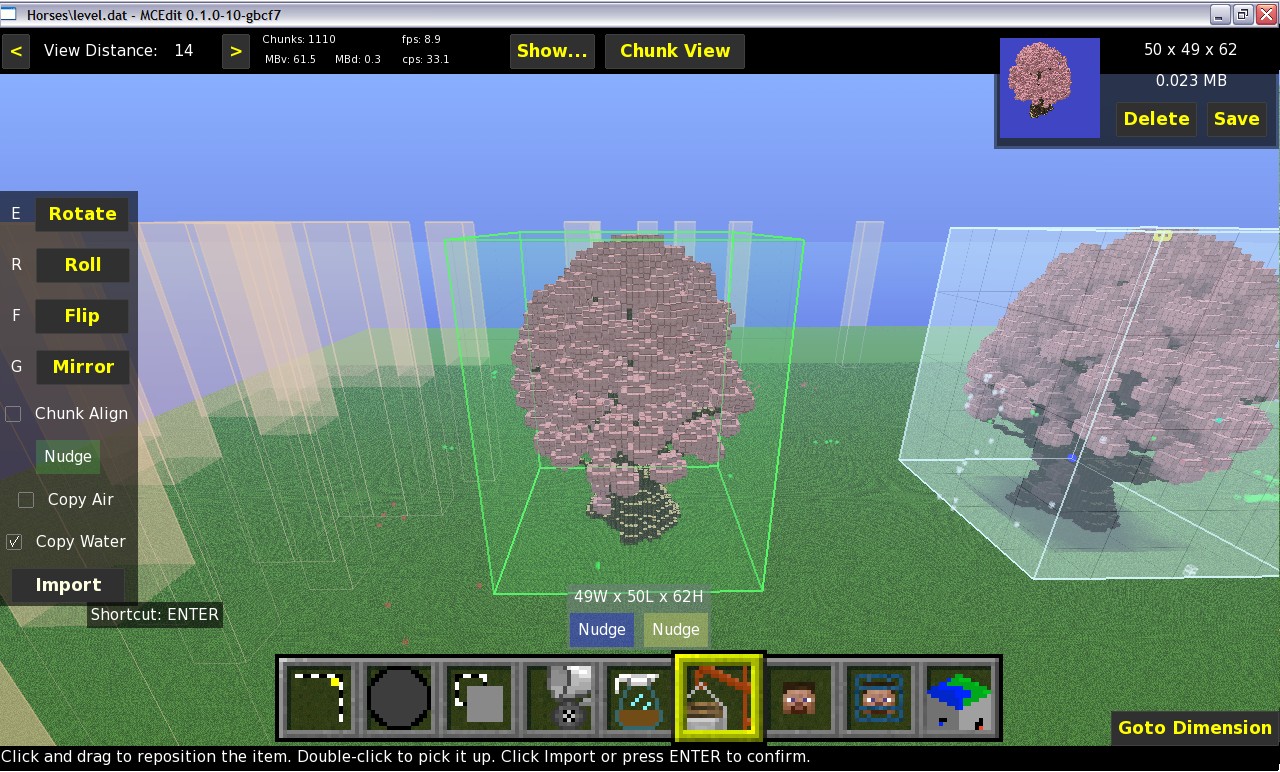 MCEdit Forester tutorial Minecraft Map