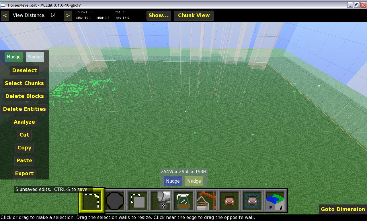 MCEdit Forester tutorial Minecraft Map