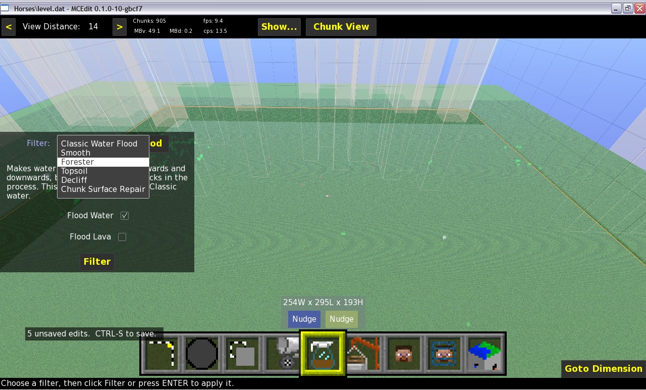 MCEdit Forester tutorial Minecraft Map