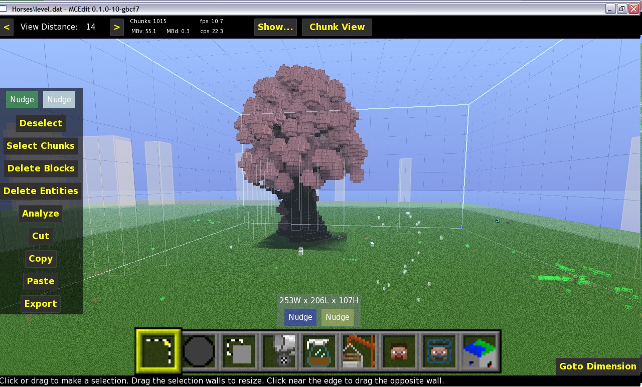 MCEdit Forester tutorial Minecraft Map