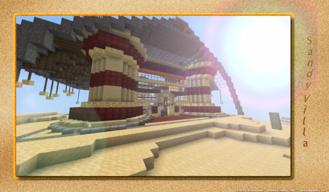 Sandy Villa Minecraft Map