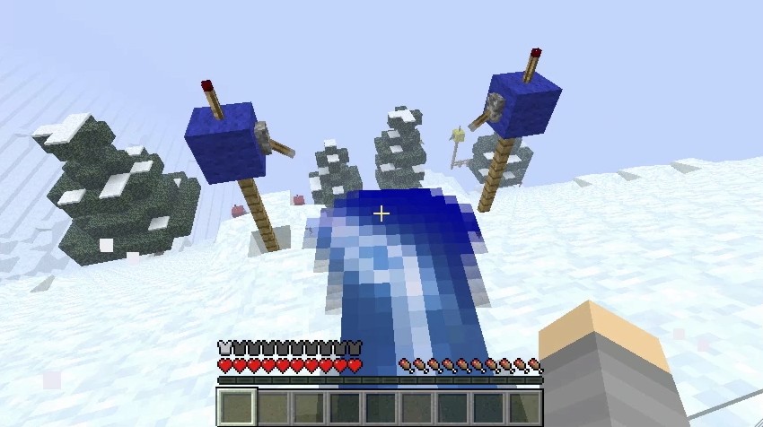 Snowboarding Mini game Minecraft Project