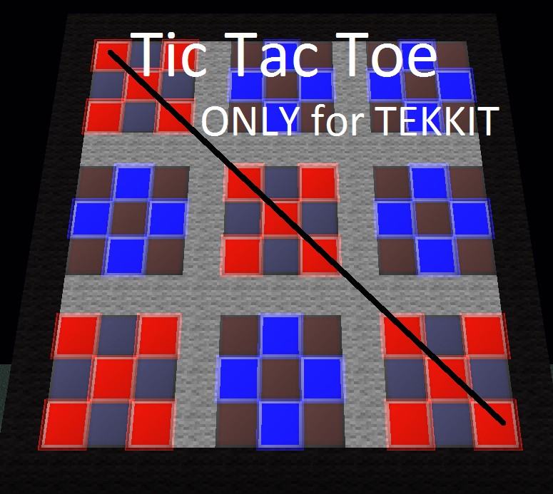 Tic Tac Toe - Tekkit Minecraft Map